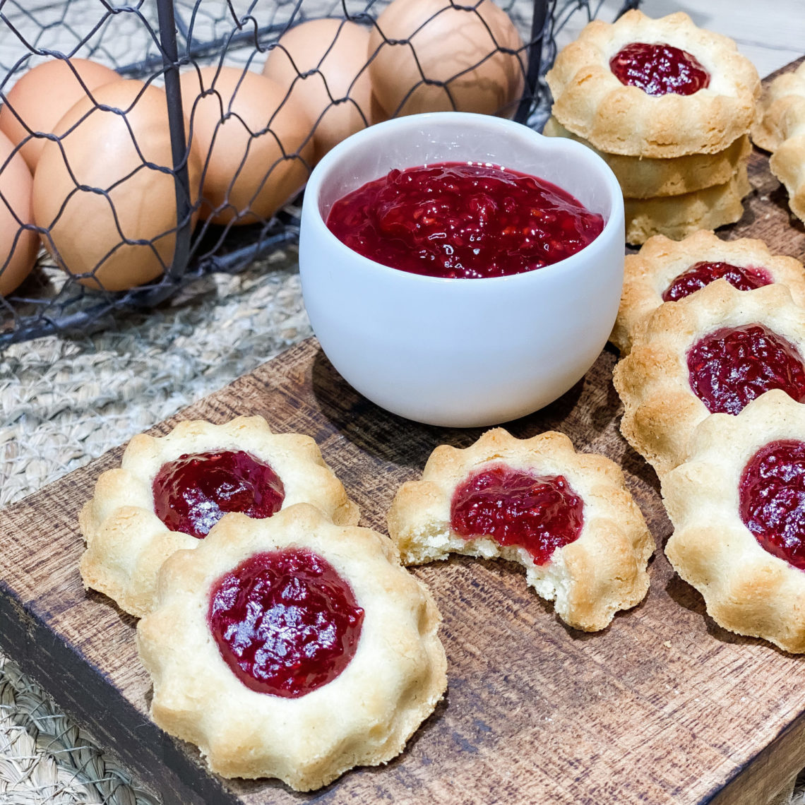 Recette de Sablés confiture très gourmande - laurafoodfamily.fr